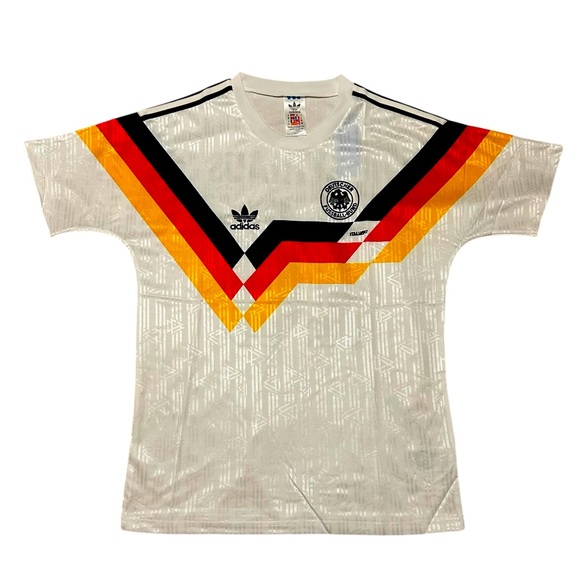 adidas | Shirts | 99 Retro Germany Home Kit Lothar Matthaus Retro ...